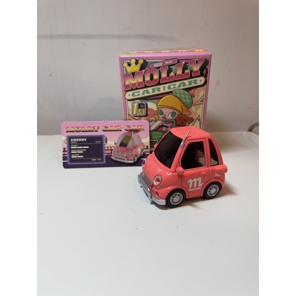 泡泡瑪特 popmart 魔力卡卡 Molly car car 櫻桃車車 | 蝦皮購物