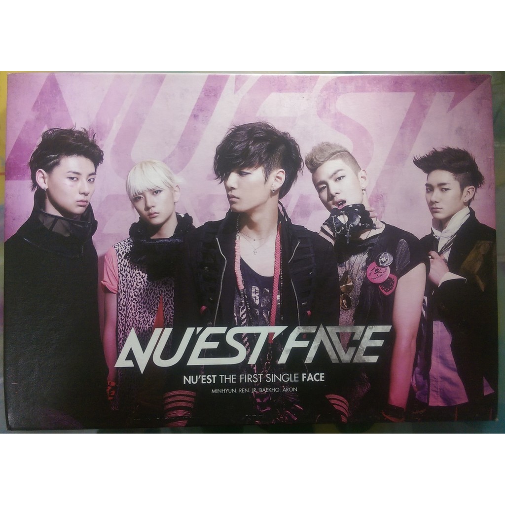 [二手CD]NU'EST第一張單曲-「Face」(韓國進口版) | 蝦皮購物