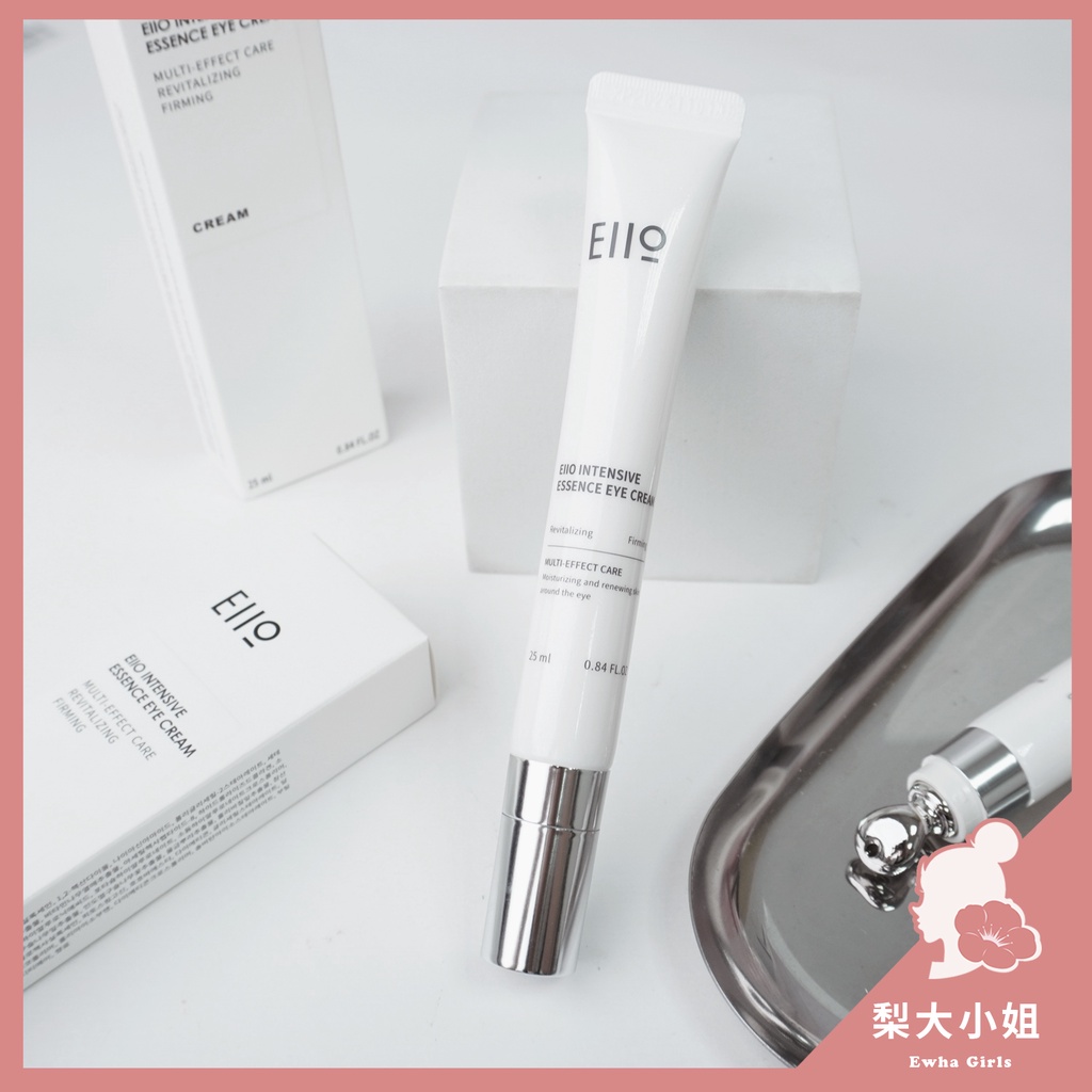 【梨大小姐】韓國 EIIO 盈潤亮采眼霜 自帶按摩頭 冰感金屬按摩頭 按摩眼霜 眼霜 Ello 25ml | 蝦皮購物