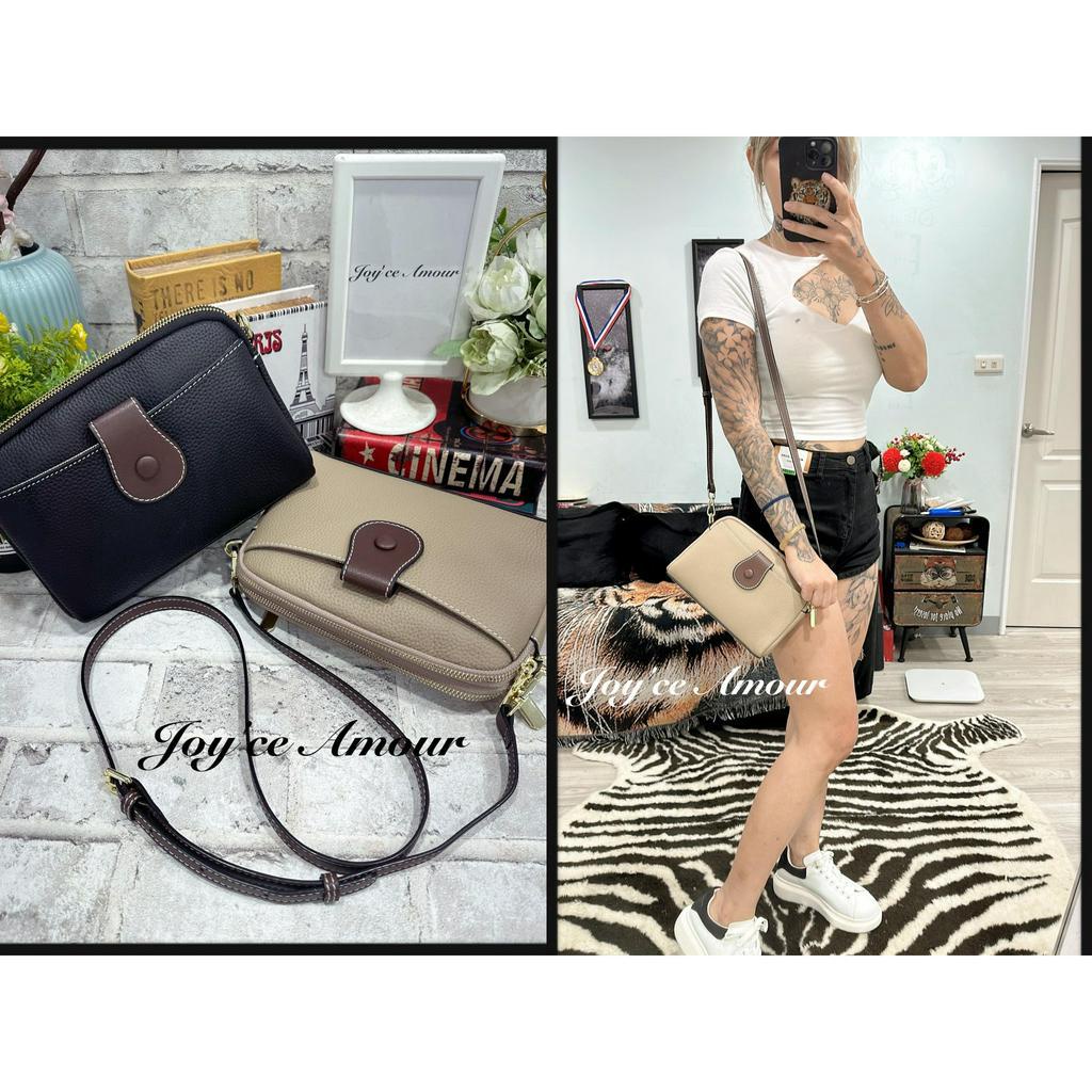 Joy'ce Amour 全真皮雙隔層斜背包 | 蝦皮購物