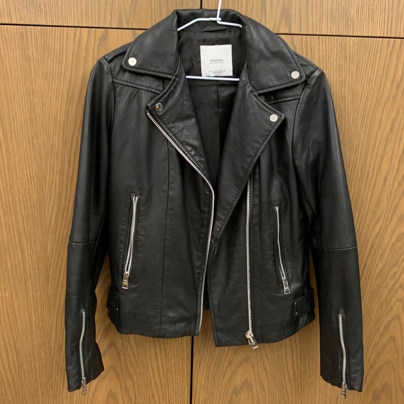 Mango二手皮外套 | 蝦皮購物