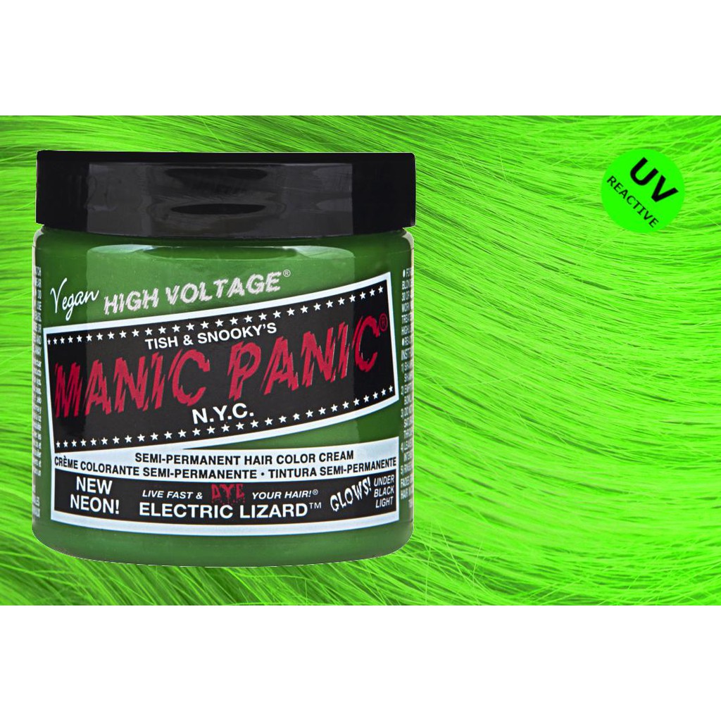 Manic Panic Electric Lizard 螢光綠 經典版 118ml | 蝦皮購物