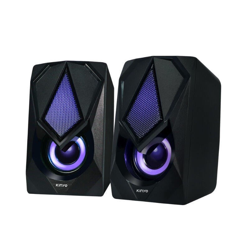 KINYO 變色炫光音箱US251 多媒體音箱 電腦喇叭600W 音響【HA452】 | 蝦皮購物
