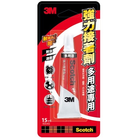 3M 6004S 15ml / 6004N 30ml 多用途強力接著劑好好逛文具小舖 | 蝦皮購物