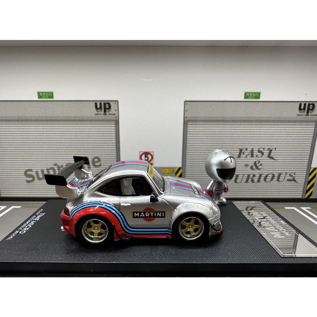 {TZ玩車庫}TM1/64 保時捷RWB Q車 銀馬丁尼 人偶版/普通版 | 蝦皮購物