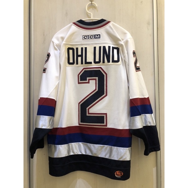 NHL Vancouver Canucks Ohlund jersey 溫哥華 加人隊 曲棍球 冰球 球衣 | 蝦皮購物