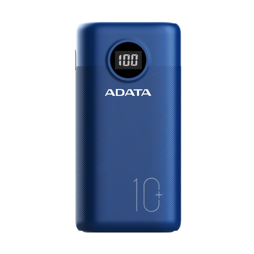 ADATA 威剛 P10000QCD 數位顯示電量10000mAh PD/QC極速快充行動電源 (白色/黑色/藍色) | 蝦皮購物