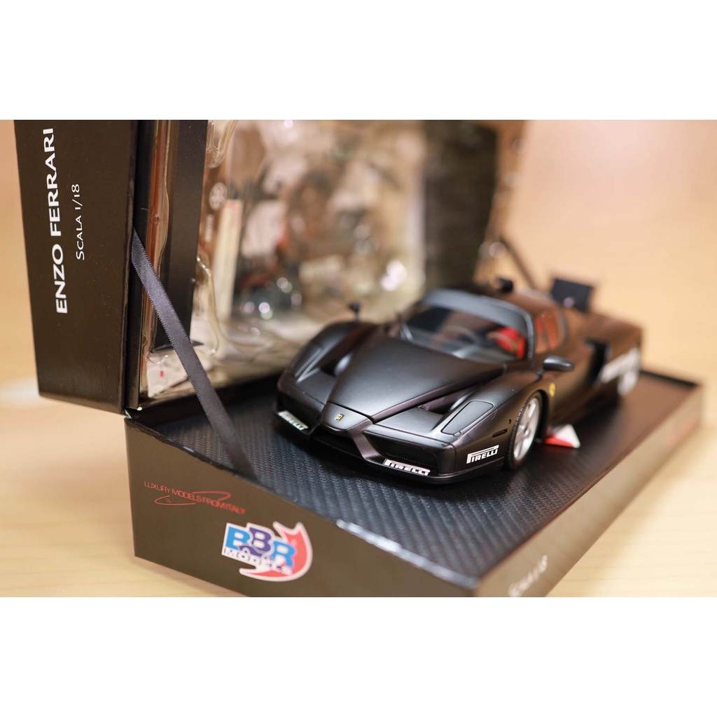 1/18 1：18 BBR Ferrari Enzo Test Monza 2003 法拉利 恩佐 絕版 消光黑 | 蝦皮購物
