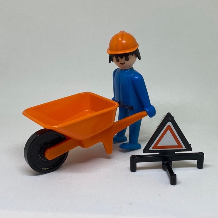 【REDKID摩比】playmobil A17 SYSTEM 工人風格 13 不可轉動手 老摩比 | 蝦皮購物