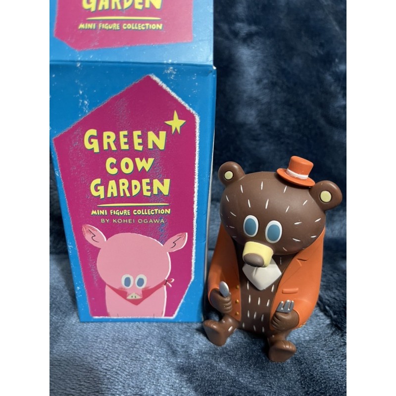 BG熊POPMART泡泡瑪特BG Bear小川耕平系列盒玩盲盒 晚餐熊 開餐熊 確認款 GREEN COW GARDEN | 蝦皮購物