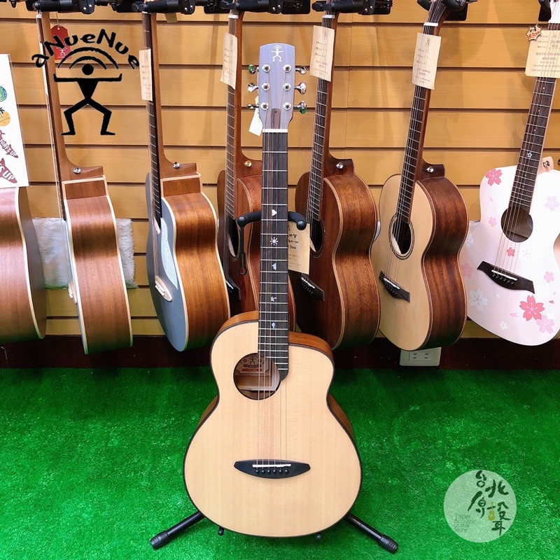 【北烏/原聲】aNueNue 彩虹人 36吋 MTL Clint 西加雲杉木/桃花心木 旅行吉他 聯名款 | 蝦皮購物