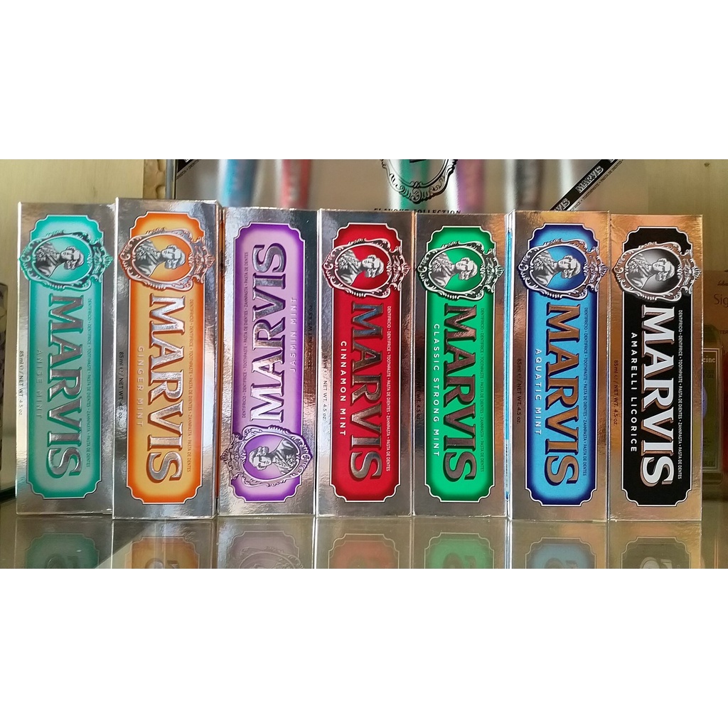【現貨直出】義大利 MARVIS 牙膏 75ML 85ML 頂級經典 清新亮白 齒潔 清新 保健 | 蝦皮購物