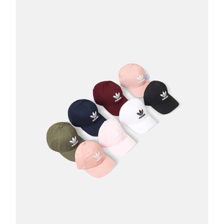 【商城正品｜現貨】adidas Originals 愛迪達 帽子 老帽 棒球帽 遮陽帽 三葉草 刺繡 電繡 黑 軍綠 | 蝦皮購物