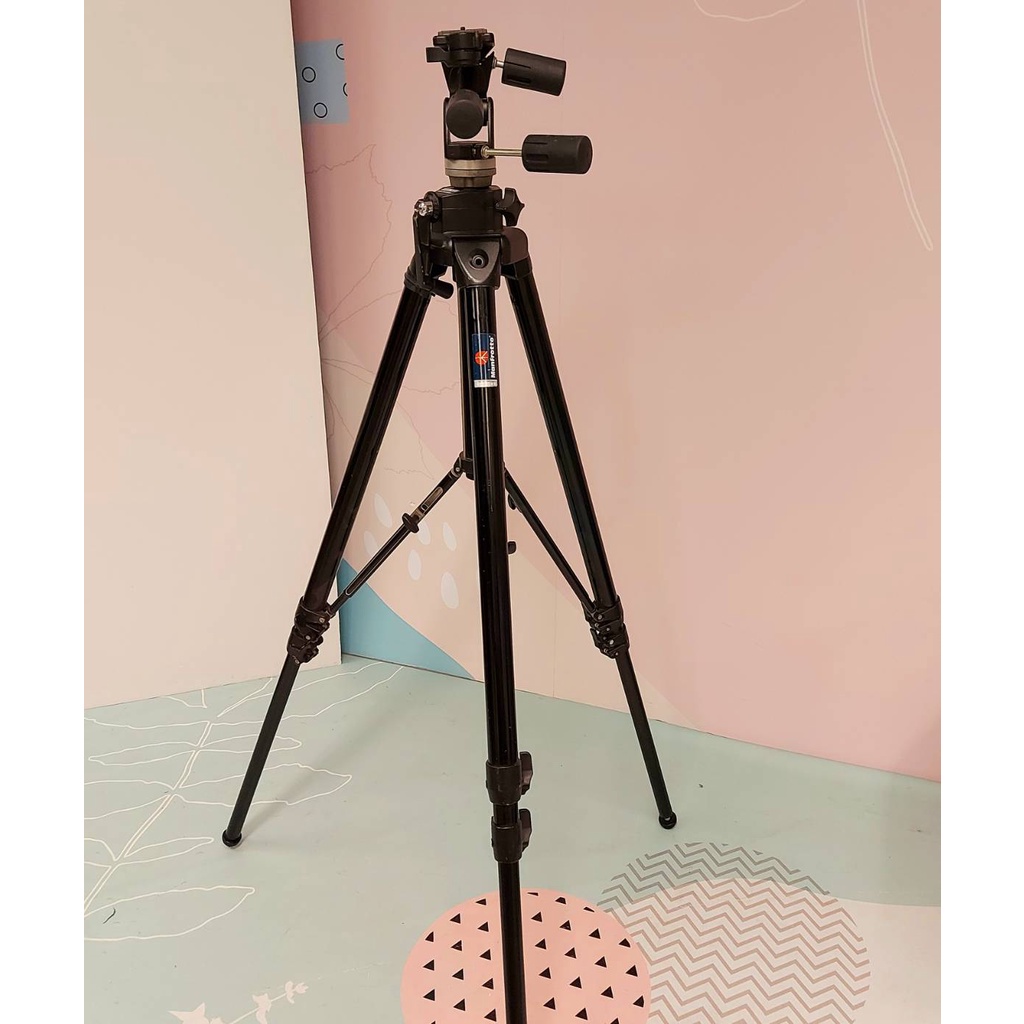 ★曼富圖manfrotto 075b 相機三角架＋曼富圖MANFROTTO 141RC 基本型雲台 | 蝦皮購物