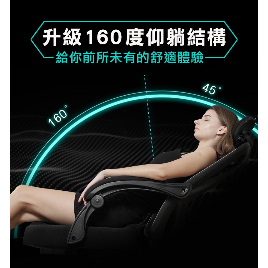 【FutureLab. 未來實驗室】7D人體工學躺椅(黑) 電腦椅 + 7D氣壓避震背墊( 腰枕 靠背) | 蝦皮購物