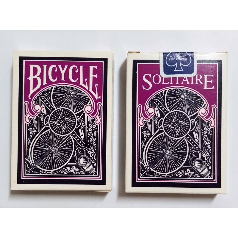 【USPCC撲克】USPCC Bicycle Solitaire 藍 Bicycle 撲克牌 Ohio舊廠 收藏 | 蝦皮購物