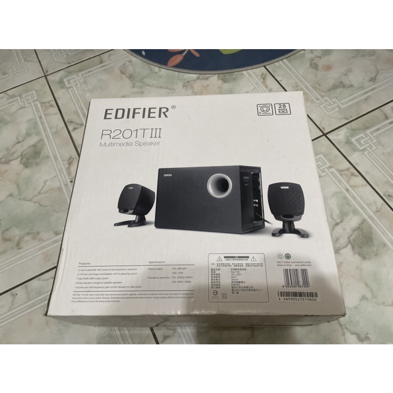 EDIFIER R201TIII 標準版 2.1聲道 多媒體三件式喇叭 電腦喇叭 | 蝦皮購物