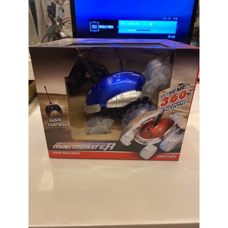 全新 五輪玩具車 無線遙控 藍色 遙控車 塵蟎車 mini monste F3 德國海豚贈送 | 蝦皮購物