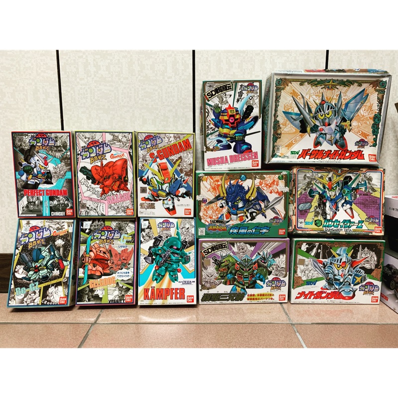 BANDAI萬代 BB戰士 SD 戰國傳、SDV系列 全新未組 圖上共12款全部合售 | 蝦皮購物