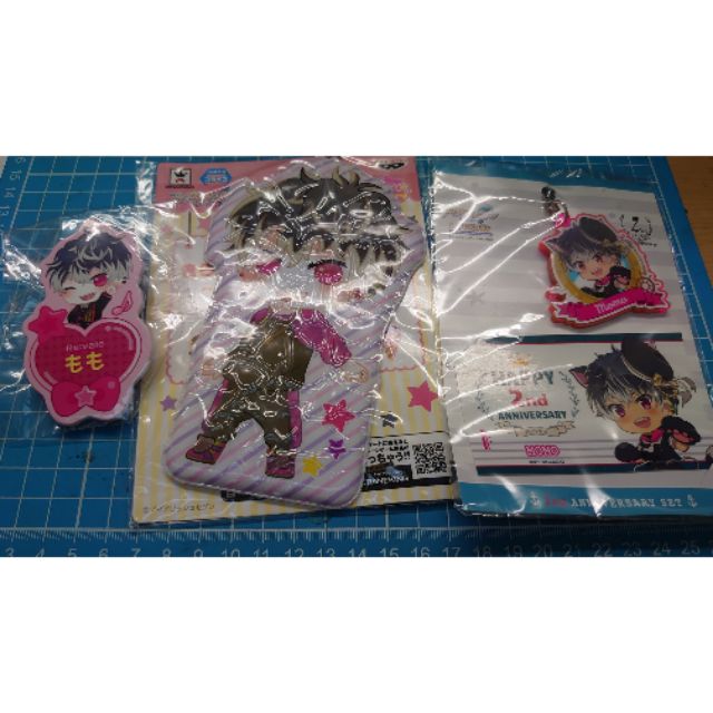 現貨 日本 日版 整圖售 i7 idolish7 MOMO 偶像星願 百 夾子 票卡夾 吊飾 貓耳 正版 | 蝦皮購物