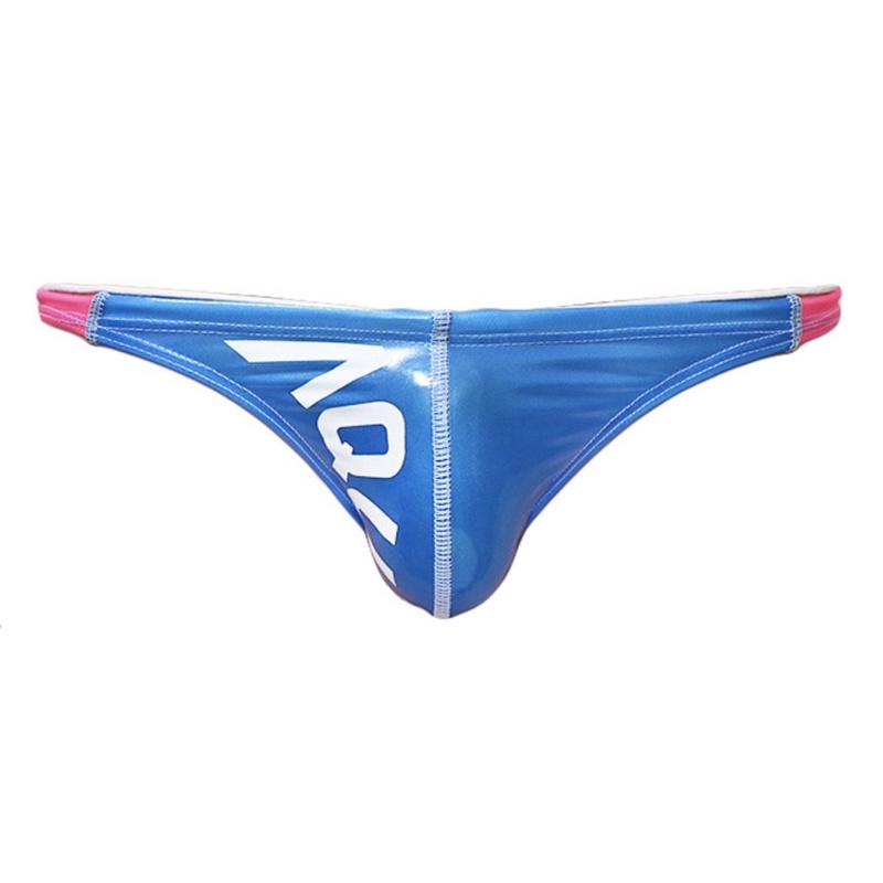 特價中 ️現貨！AQUX Narrow Side Speedos 超低腰半透明立體囊袋三角泳褲 藍色size：S | 蝦皮購物