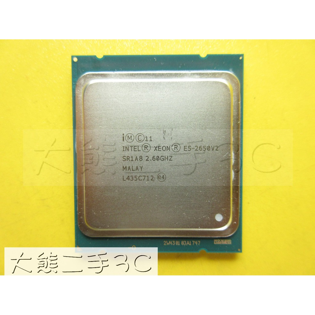 【大熊二手3C】CPU-2011 Xeon E5-2650 V2 UP3.4G 20M 8GTs SR1A8-8C16T | 蝦皮購物