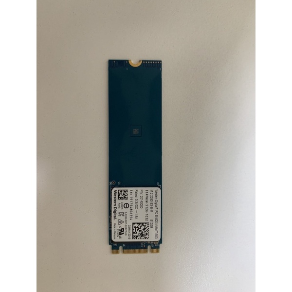 Western digital SN520 512gb SSD 固態硬碟 2280長度 西部數據 二手 升級換下 | 蝦皮購物