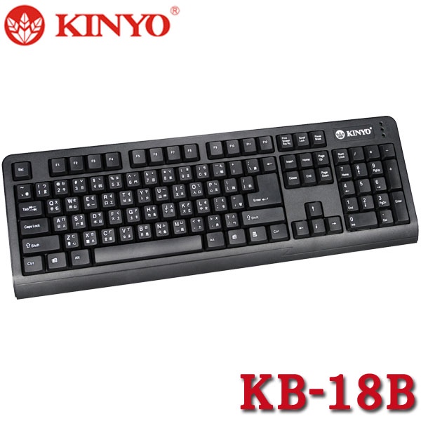 【3CTOWN】含稅附發票 KINYO金葉 KB-18B PS/2 PS2 標準鍵盤 104Key | 蝦皮購物