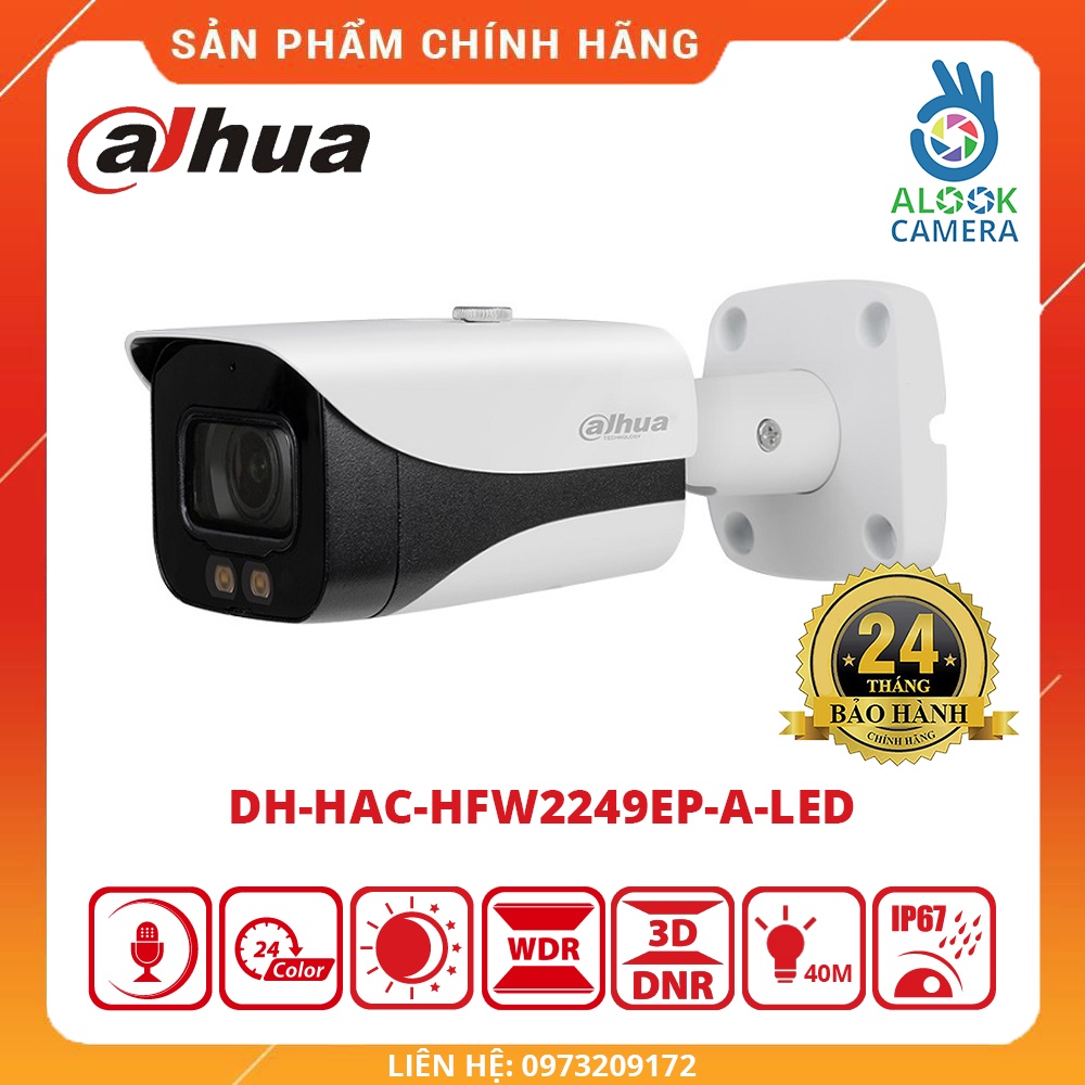 主商品 HANG _ 攝像頭 HDCVI 大華 DH-HAC-HFW2249EP-A-LED 2MP 全彩星光 _ MI | 蝦皮購物