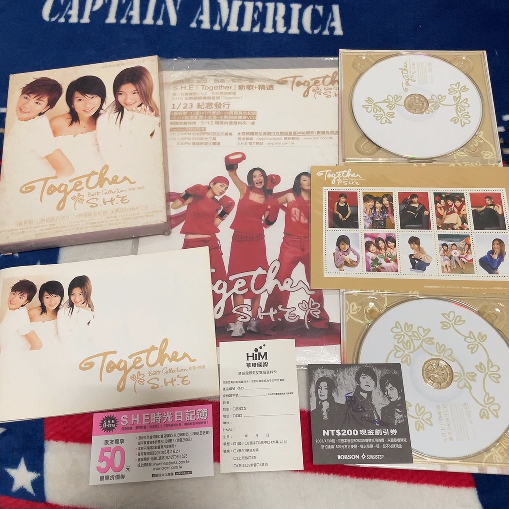 S.H.E SHE - Together 新歌加精選 CD+VCD | 蝦皮購物