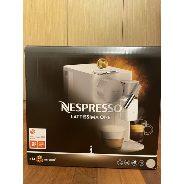 台灣公司貨 Nespresso 膠囊咖啡機 Lattissima one F111 可打奶泡 | 蝦皮購物