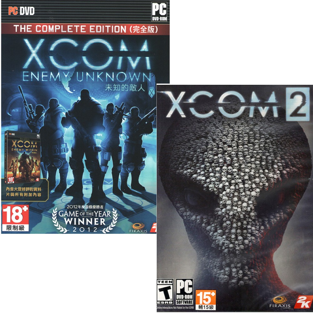 【經典收藏系列】XCOM：未知的敵人 PC中文完全版 + XCOM2 PC亞中版+當局解密PC英文版 全新現貨 | 蝦皮購物