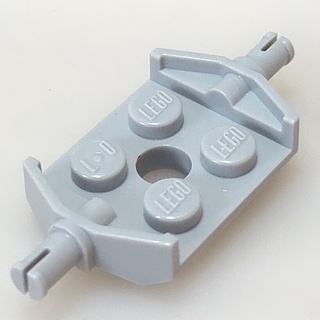 6157 4211569 淺灰 2X2 薄板 中間有孔 雙側 單PIN 輪軸 [正版LEGO 樂高類] | 蝦皮購物
