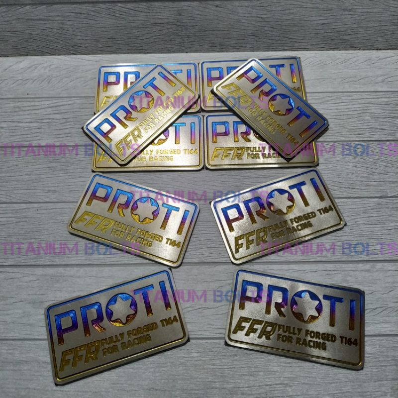 Proti 鈦螺栓 GR5 標誌板標誌原件 | 蝦皮購物