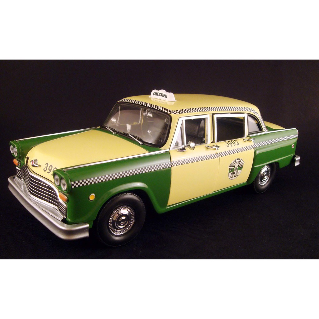 魔玩達人】SunStar 1/18 2502 Checker A11 Chicago TAXI 1981芝加哥計程車 | 蝦皮購物