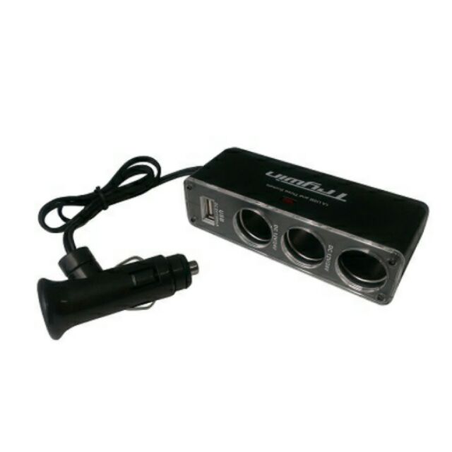 Trywin 原廠 3 孔點菸器+ 1 USB 孔擴充座 | 蝦皮購物