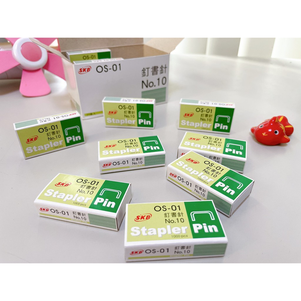 【伍告讚】SKB 釘書針 OS-01 文書釘書針 10號釘書針 適用於一般釘書 信封 紙張 | 蝦皮購物