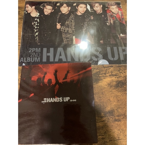 2PM 2ND ALBUM HANDS UP CD+DVD 附全新未拆封文件夾 | 蝦皮購物