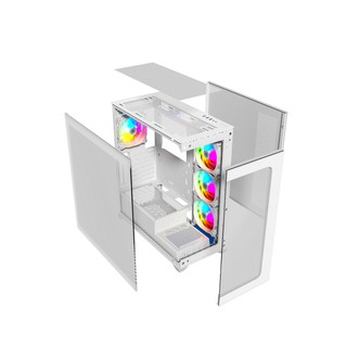 BHC 290XL-9 白 電腦機殼(燈源開關/附定光12CM ARGB風扇4顆) 白 現貨 廠商直送 | 蝦皮購物