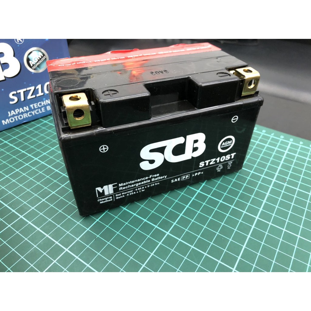 (丌TR) SCB LCB 機車用電池 STZ10ST 10號電池 同 TTZ10S GTZ10S | 蝦皮購物