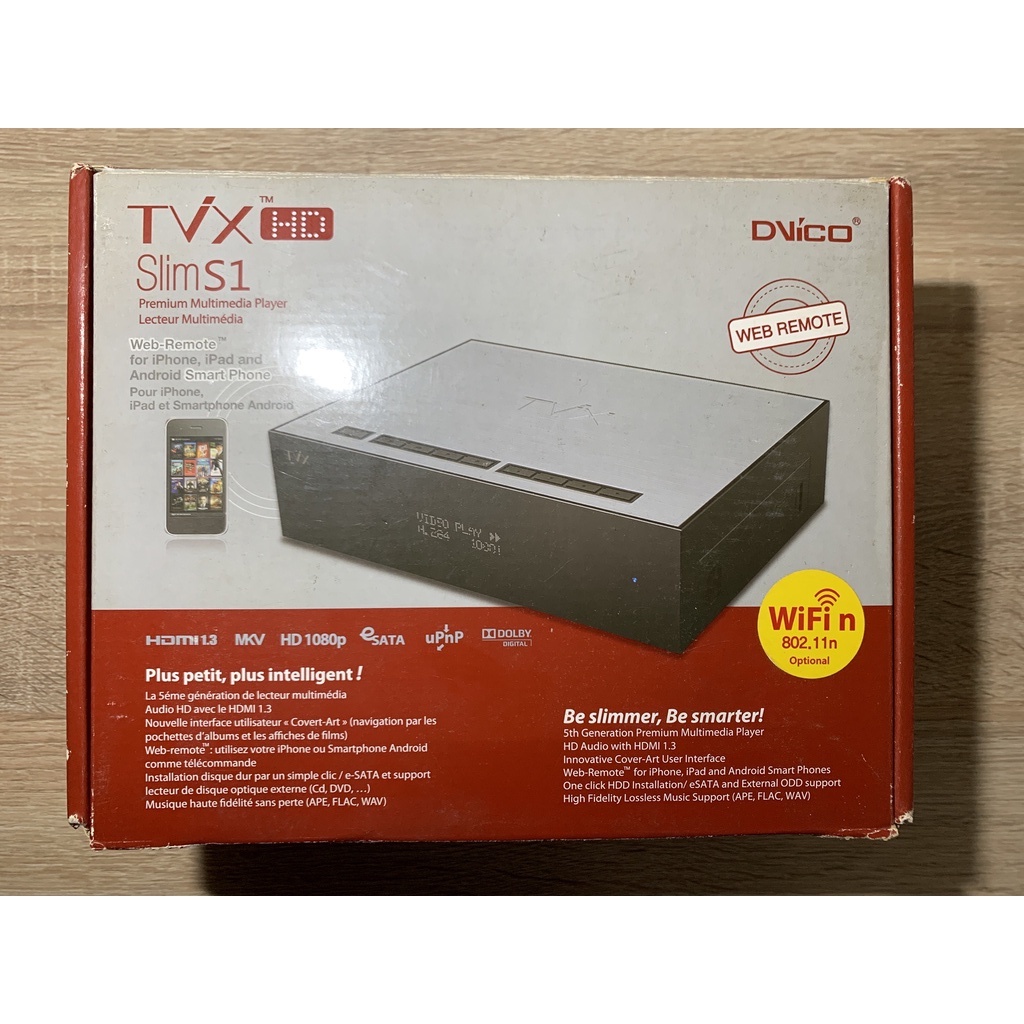 DViCO TVX HD Slim S1 1080P 高畫質硬碟播放器 | 蝦皮購物
