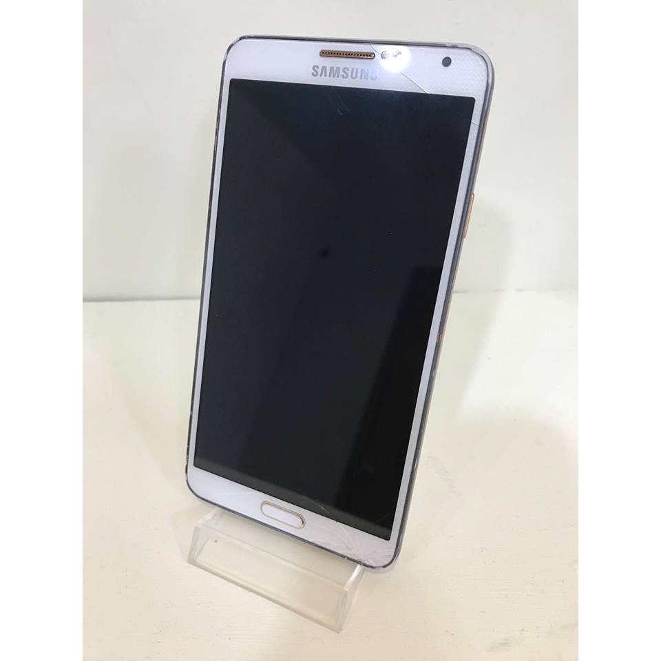 Note3 白 16G 外觀5成新，螢幕、背蓋破裂（如下圖），功能正常 | 蝦皮購物