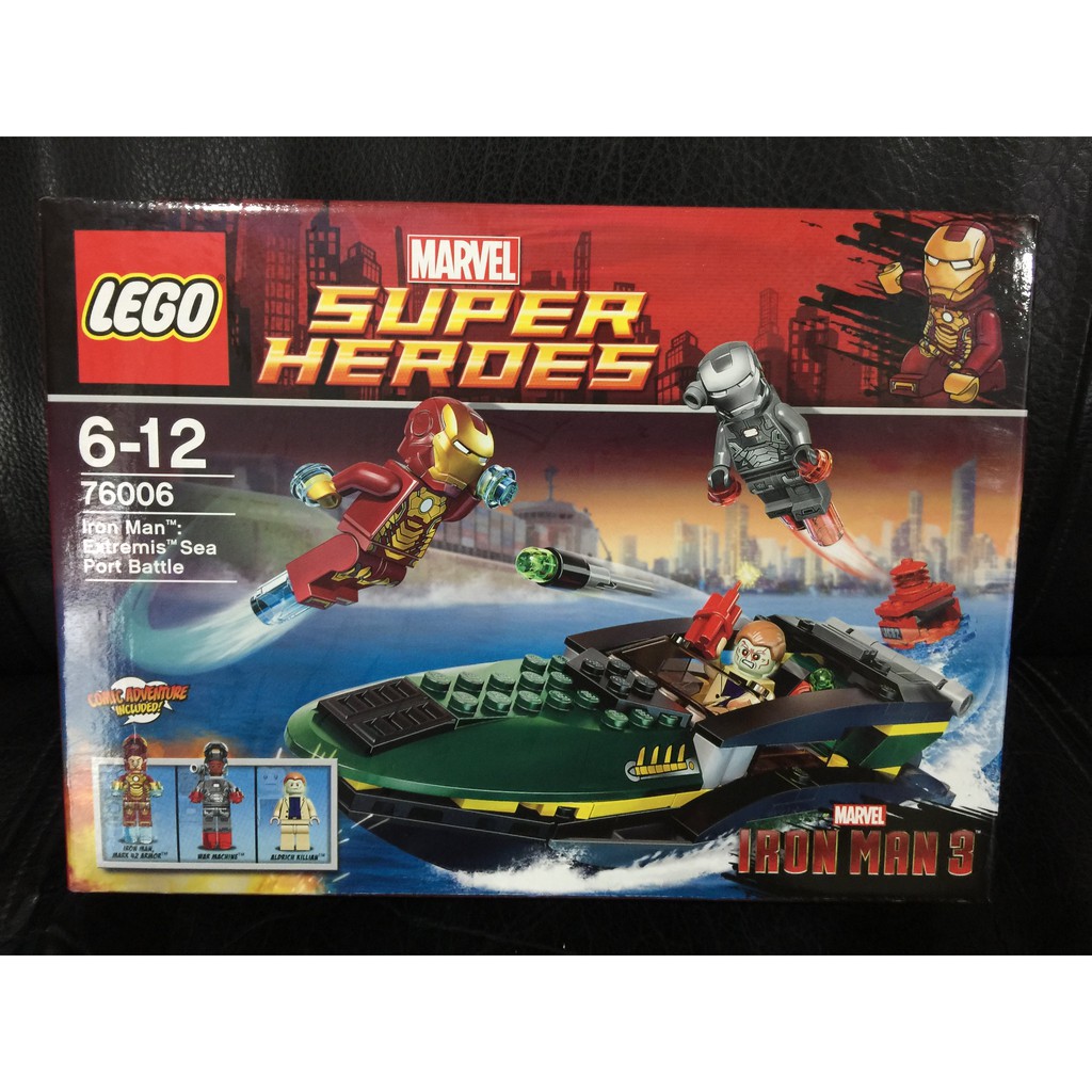 [現貨]★超級英雄雜貨店★LEGO 76006鋼鐵人Iron Man: Extremis Sea Port Battle | 蝦皮購物