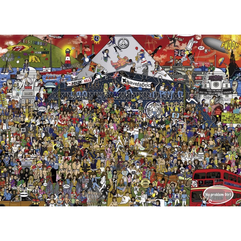 HEYE 英國音樂歷史 2000片雷諾瓦 德國進口拼圖 (新品) | 蝦皮購物