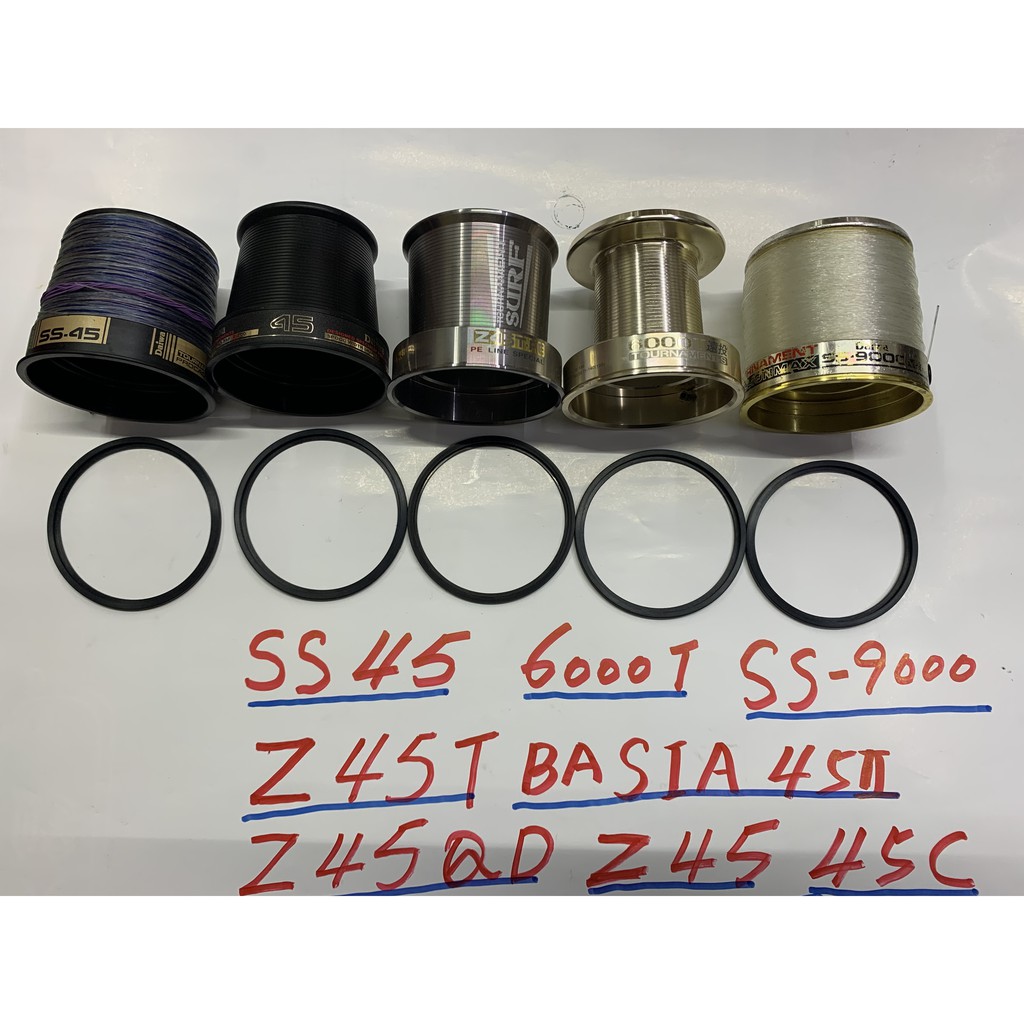 采潔日本二手外匯釣具 DAIWA SS45 9000 Z45 5000 6000 7000 8000 橡膠防線落圈 | 蝦皮購物