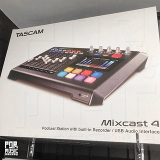 【搖滾玩家樂器】全新公司貨免運｜ Tascam Mixcast 4 Podcast ｜ 錄音介面 混音器 工作臺 | 蝦皮購物