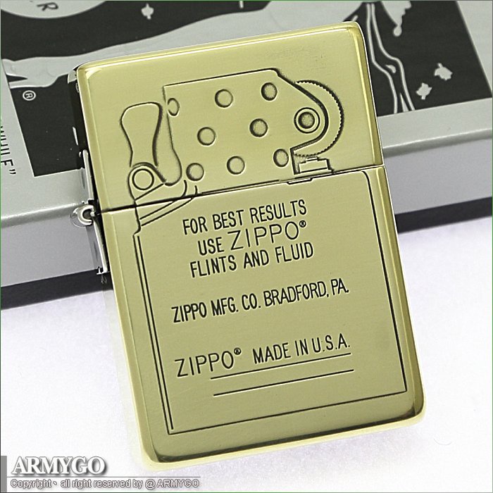 【ARMYGO】ZIPPO原廠打火機-日系-1935復刻機身-內膽蝕刻系列 (黃銅色款) | 蝦皮購物