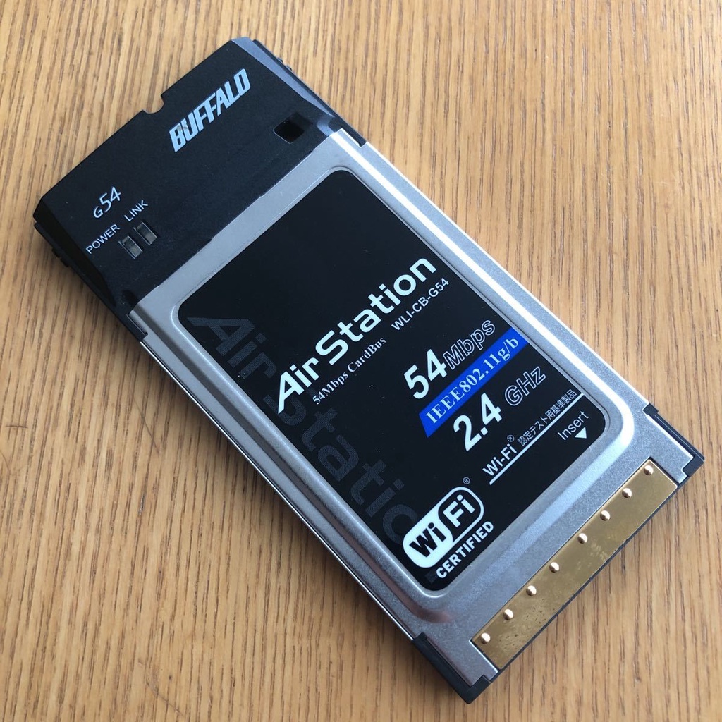 Buffalo WLI-CB-G54A 無線網路卡 網路卡 無線網卡 網卡 筆電 WIFI PC卡 PCMCIA 無線 | 蝦皮購物
