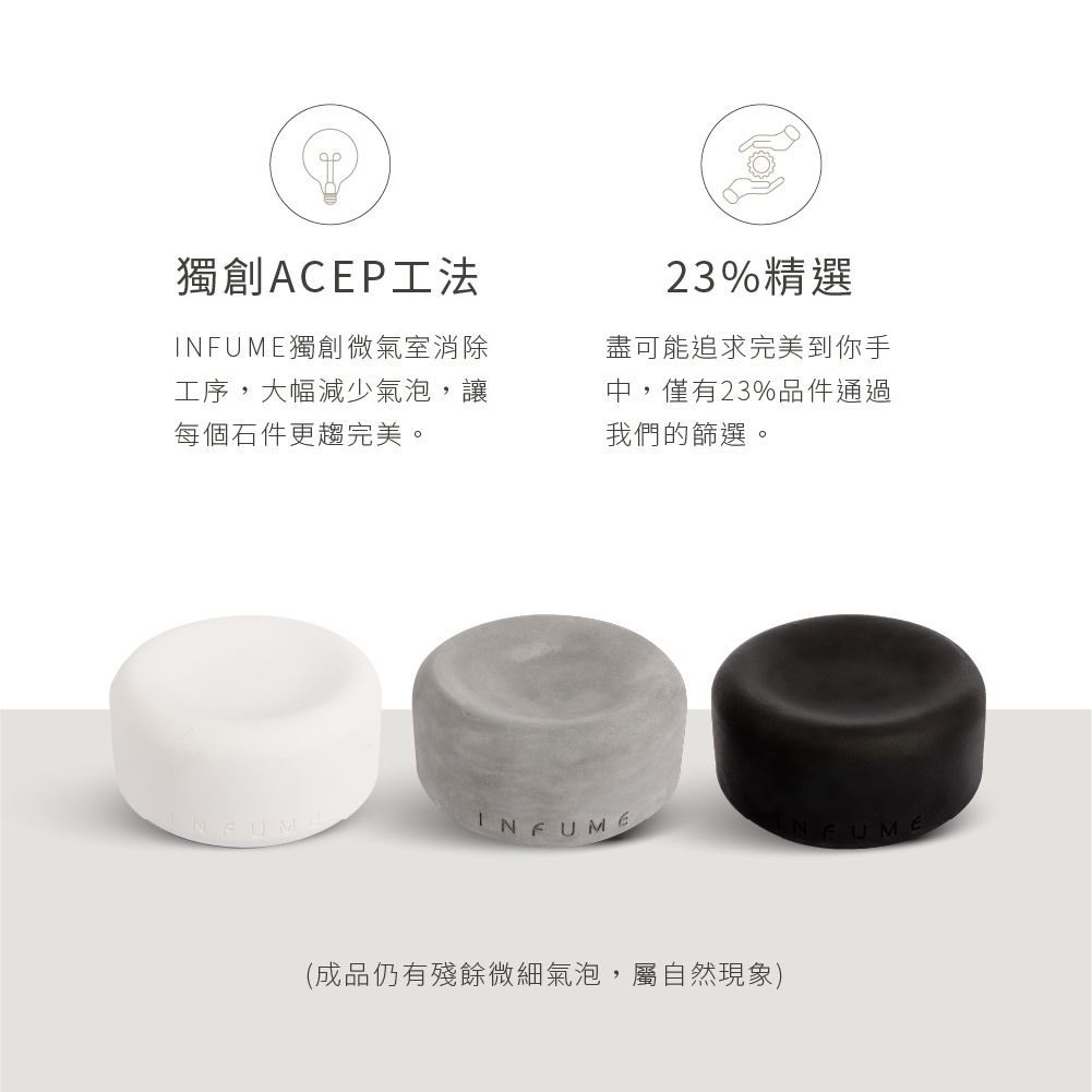 【INFUME】原石。圓始 經典手工石膏小圓盤 | 蝦皮購物
