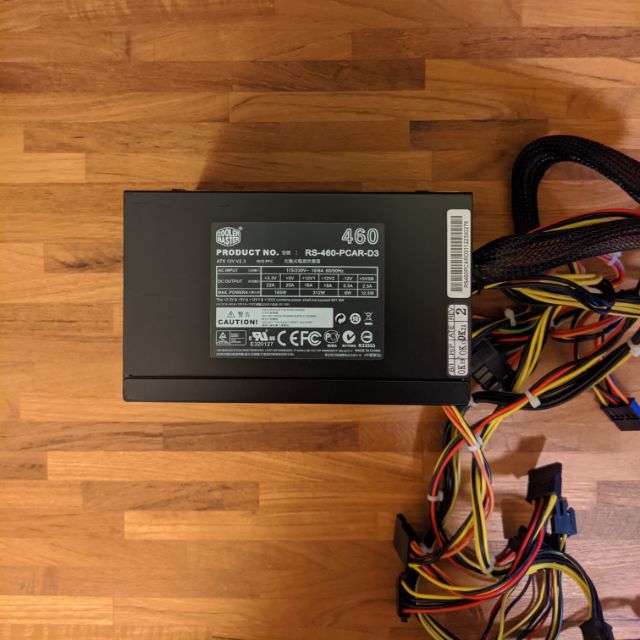 Cooler master 460w電源 RS-460-PCAR-D3 | 蝦皮購物